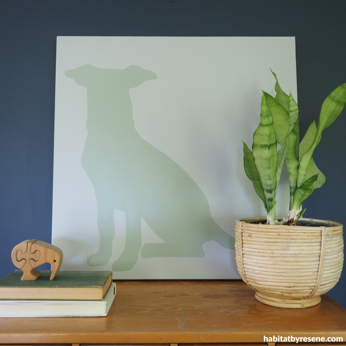 Crafty canine canvas: Make your own dog art | Habitat by Resene