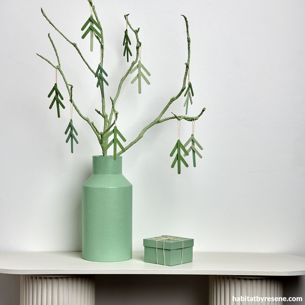 Stickin’ it to tradition: DIY popsicle stick Christmas tree | Habitat ...
