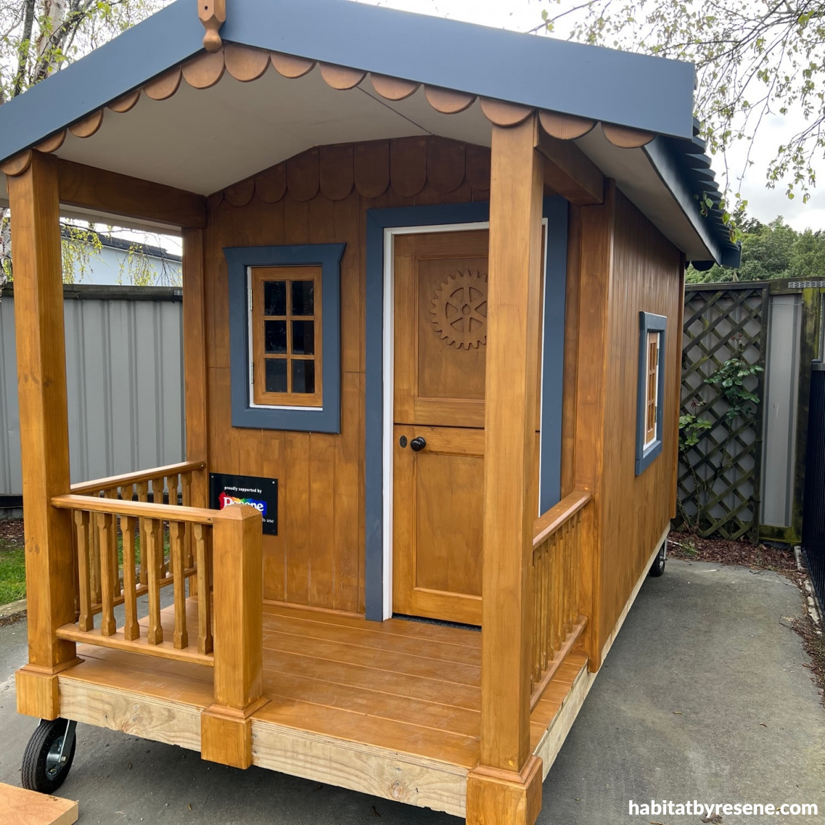 Decorated kid's playhouse brightens lives and gives back | Habitat by ...