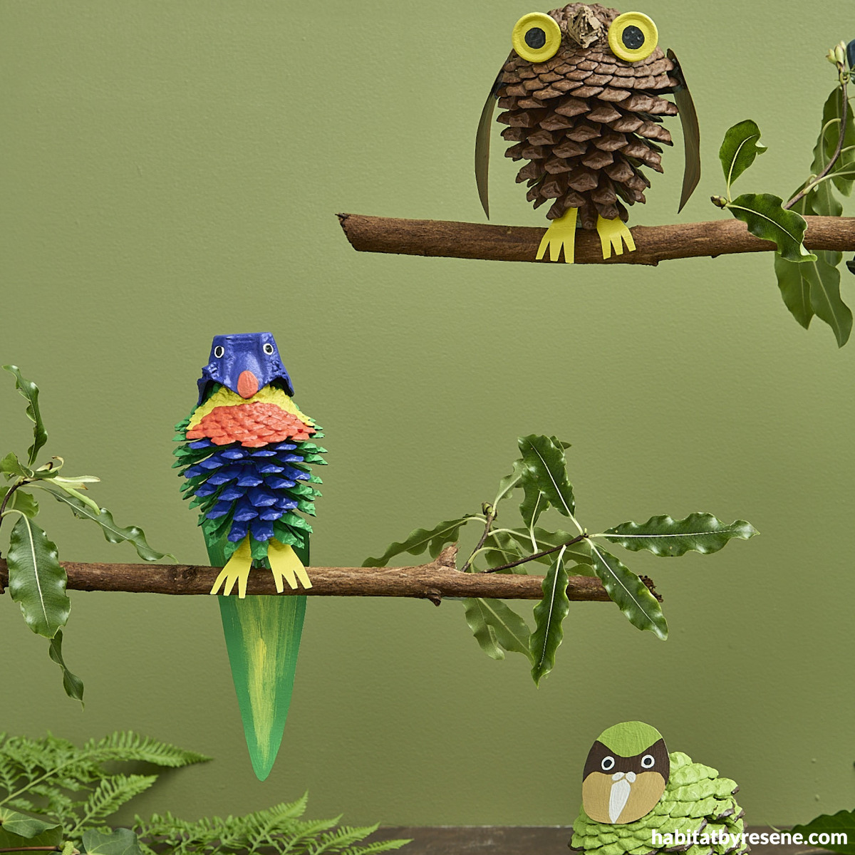 These DIY feathered friends are a hoot! | Habitat by Resene