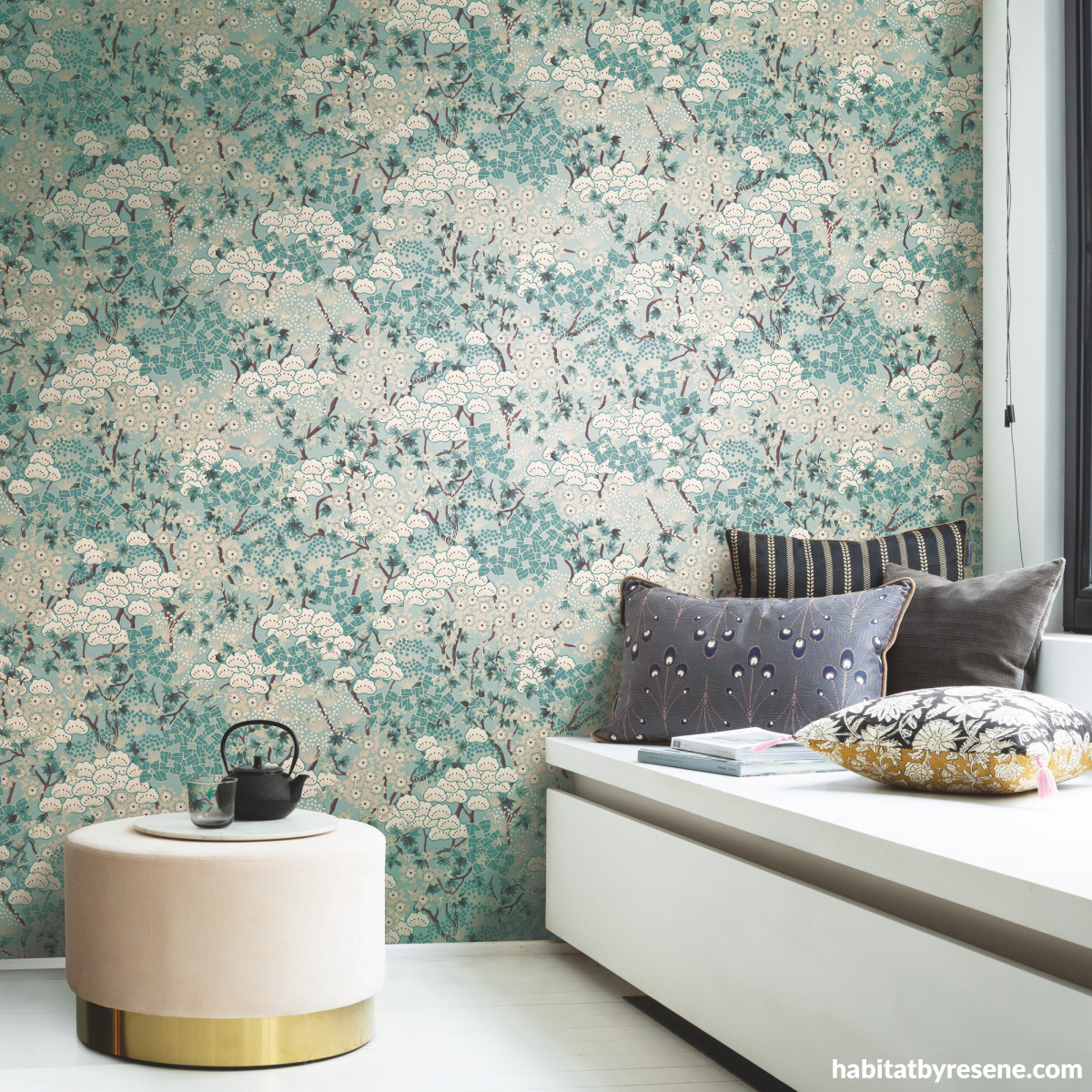 Sensai wallpaper: A fusion of serenity and modernity | Habitat by Resene