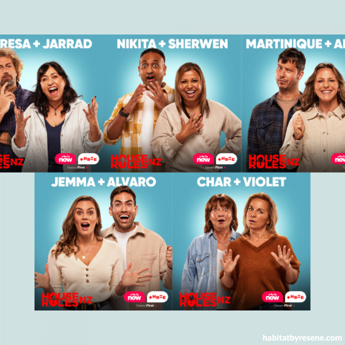 Meet the teams competing in House Rules ANZ: Coming to Three and ...