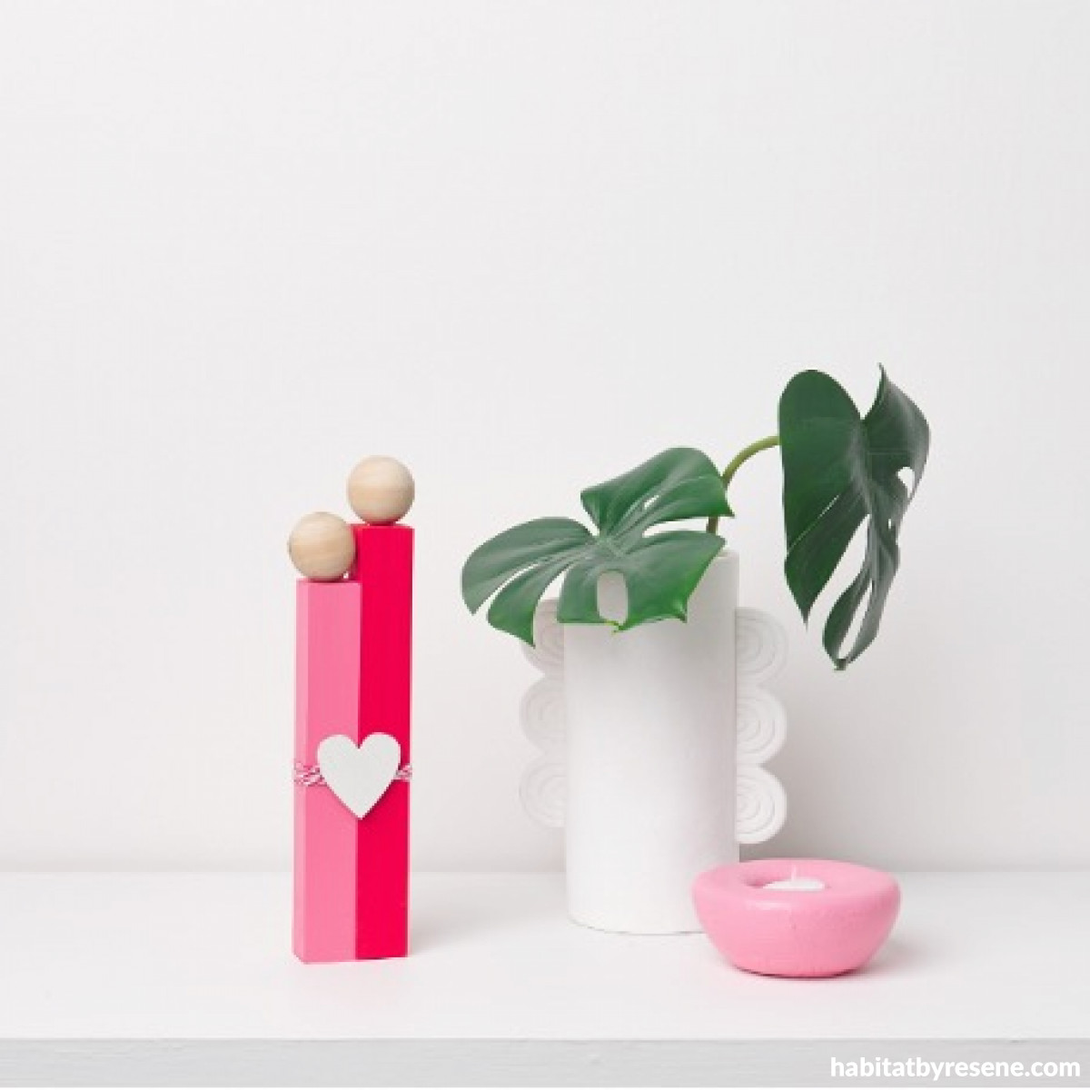Wood you be my Valentine? DIY wooden love couple | Habitat by Resene