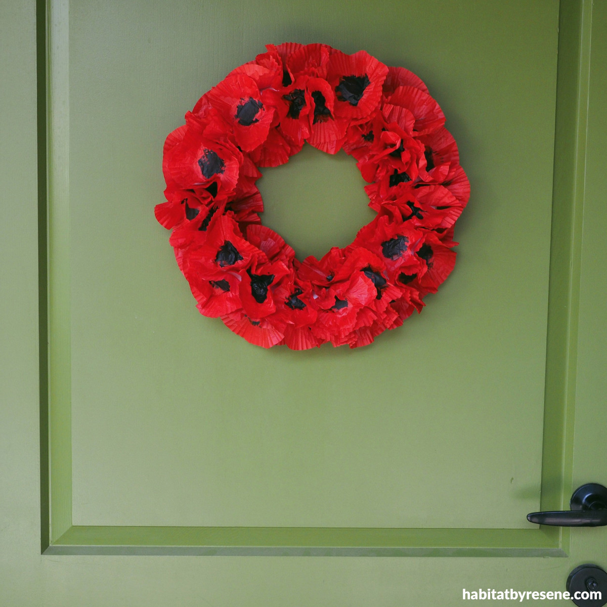 Show your support this ANZAC Day with this DIY wreath | Habitat by Resene