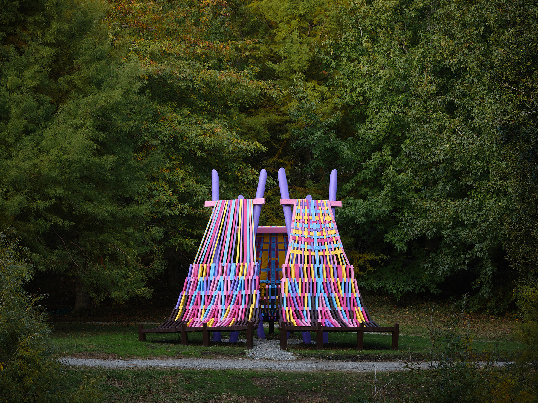 A woven masterpiece of colour | Habitat by Resene