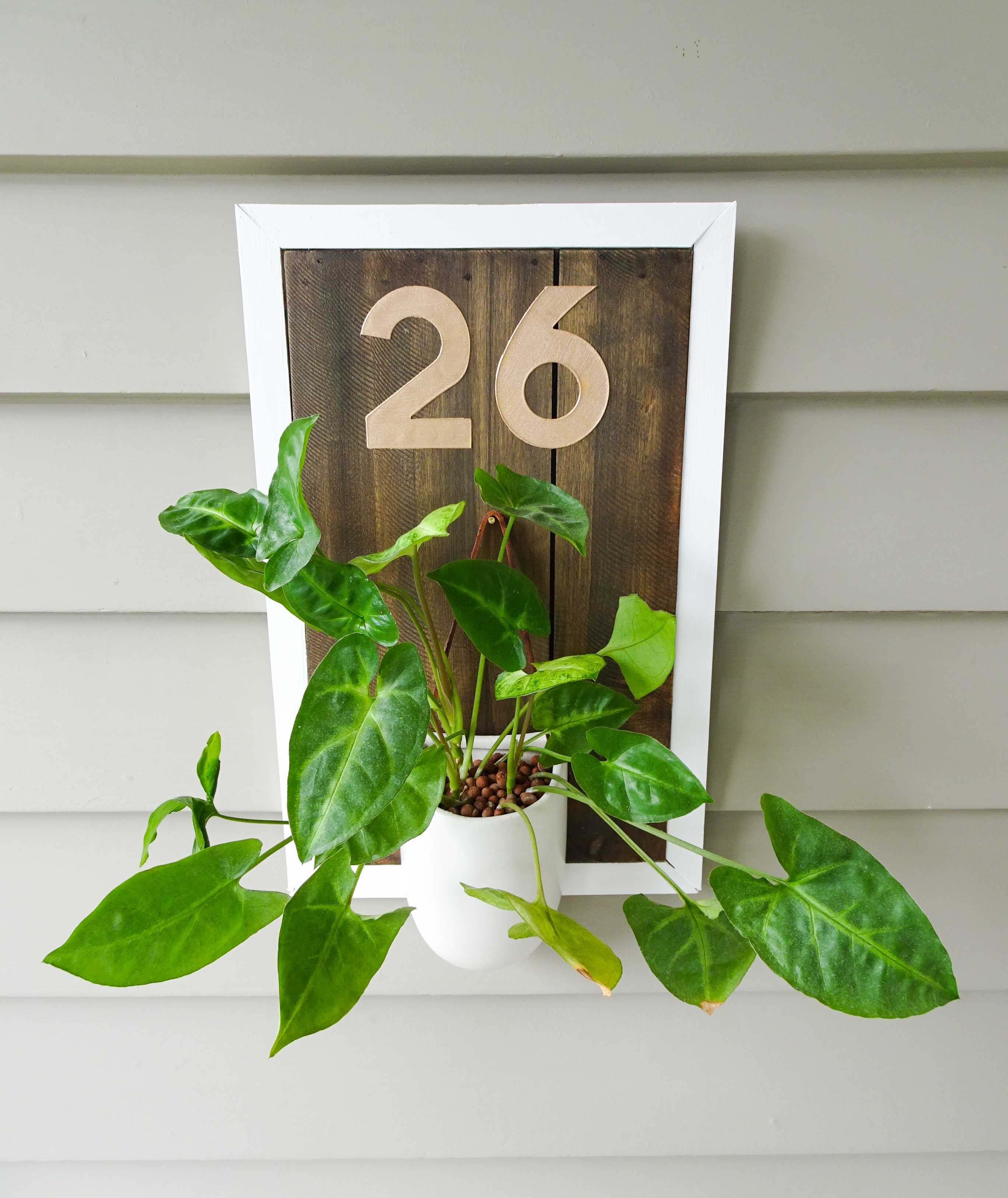 Upcycle timber offcuts to make a rustic house number sign | Habitat by ...