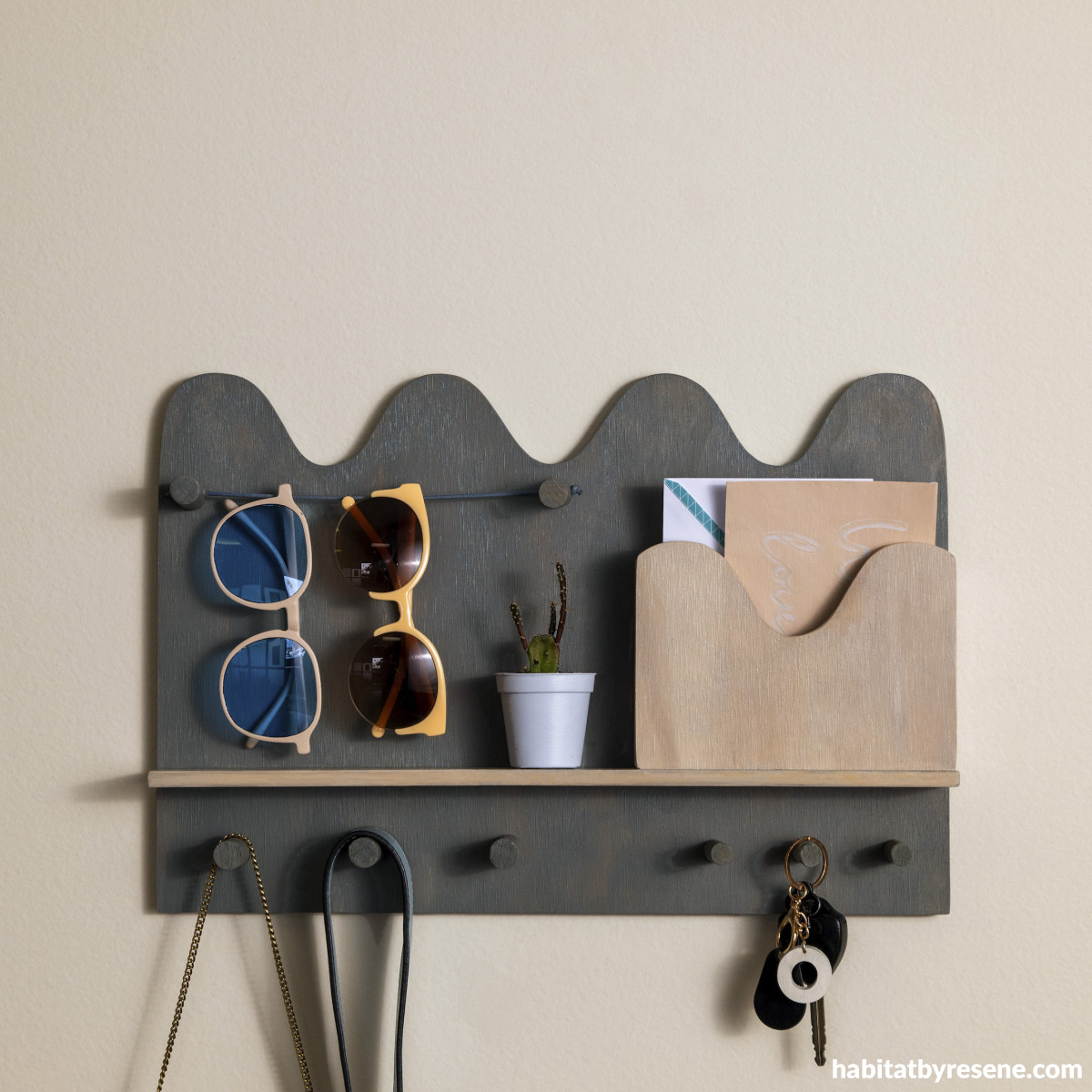 Enter in style: DIY entryway organiser | Habitat by Resene