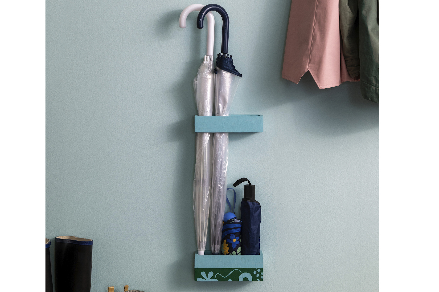 Make an entrance with a DIY umbrella holder | Habitat by Resene