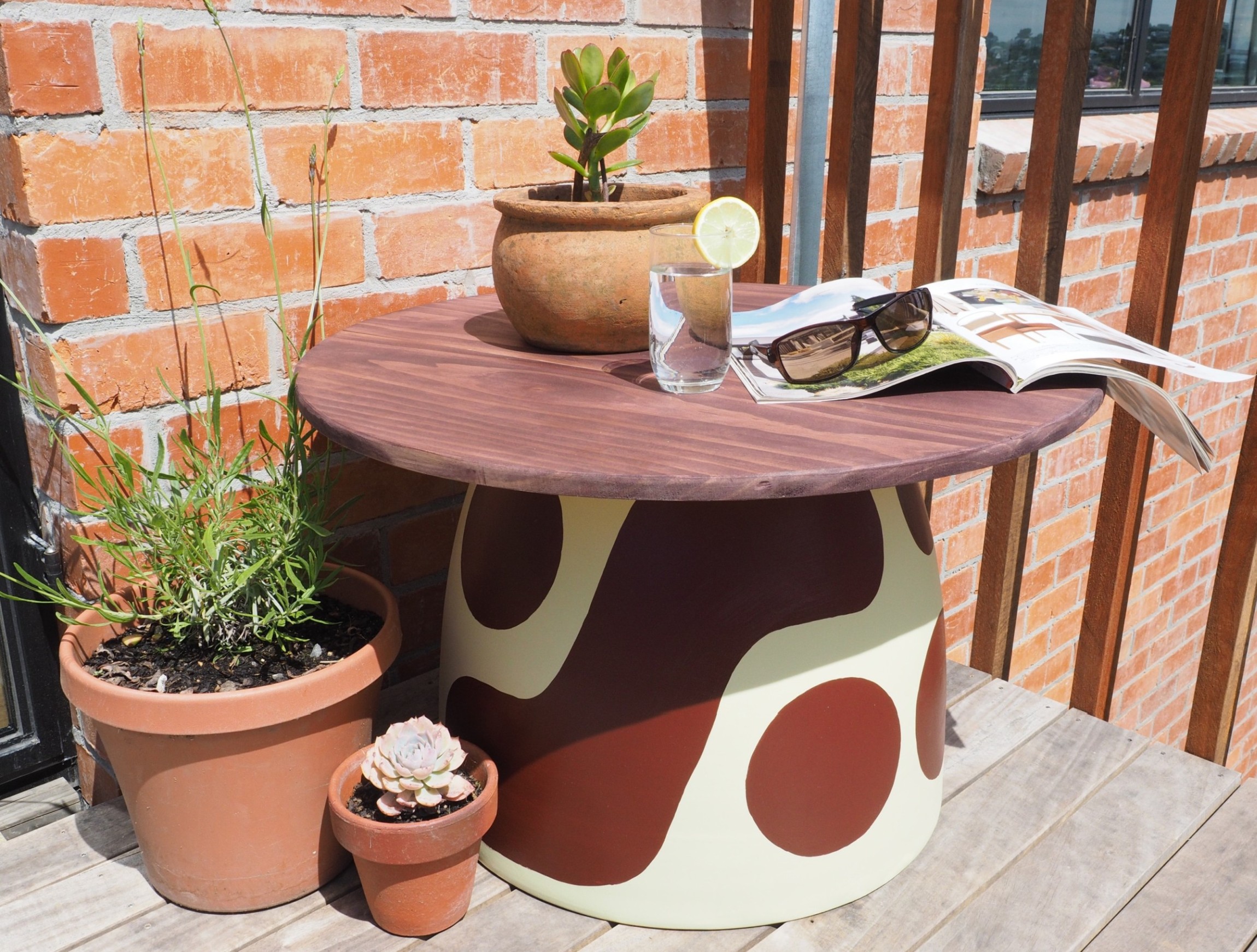 Pot luck: A DIY terracotta table to top off your space | Habitat by Resene