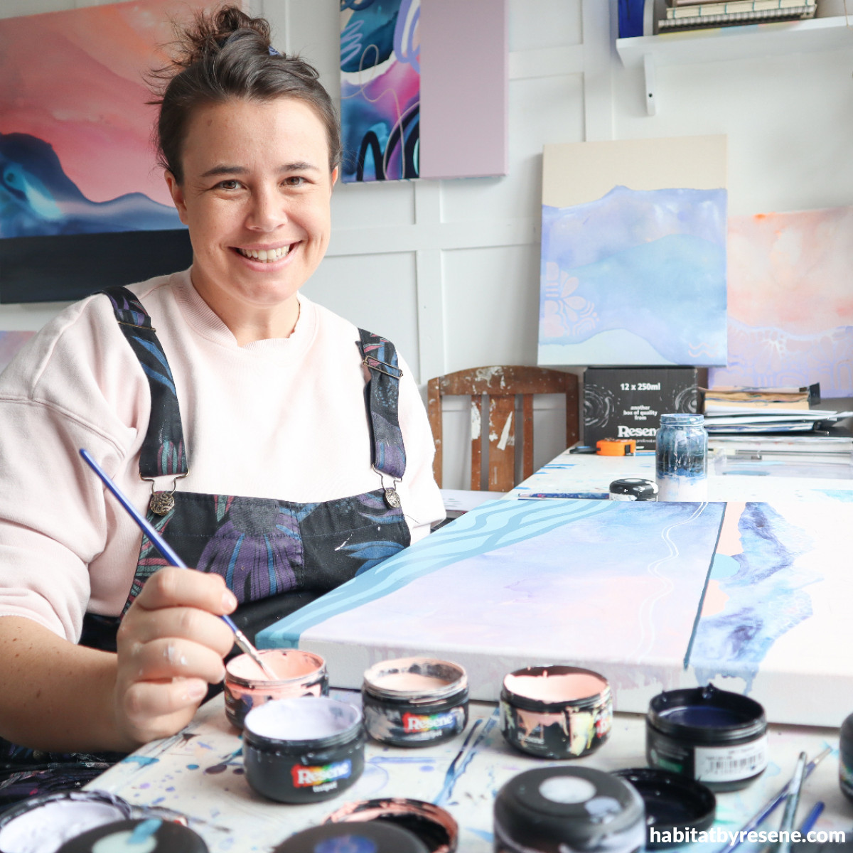 Artist Kate Hursthouse finds her groove post pandemic | Habitat by Resene