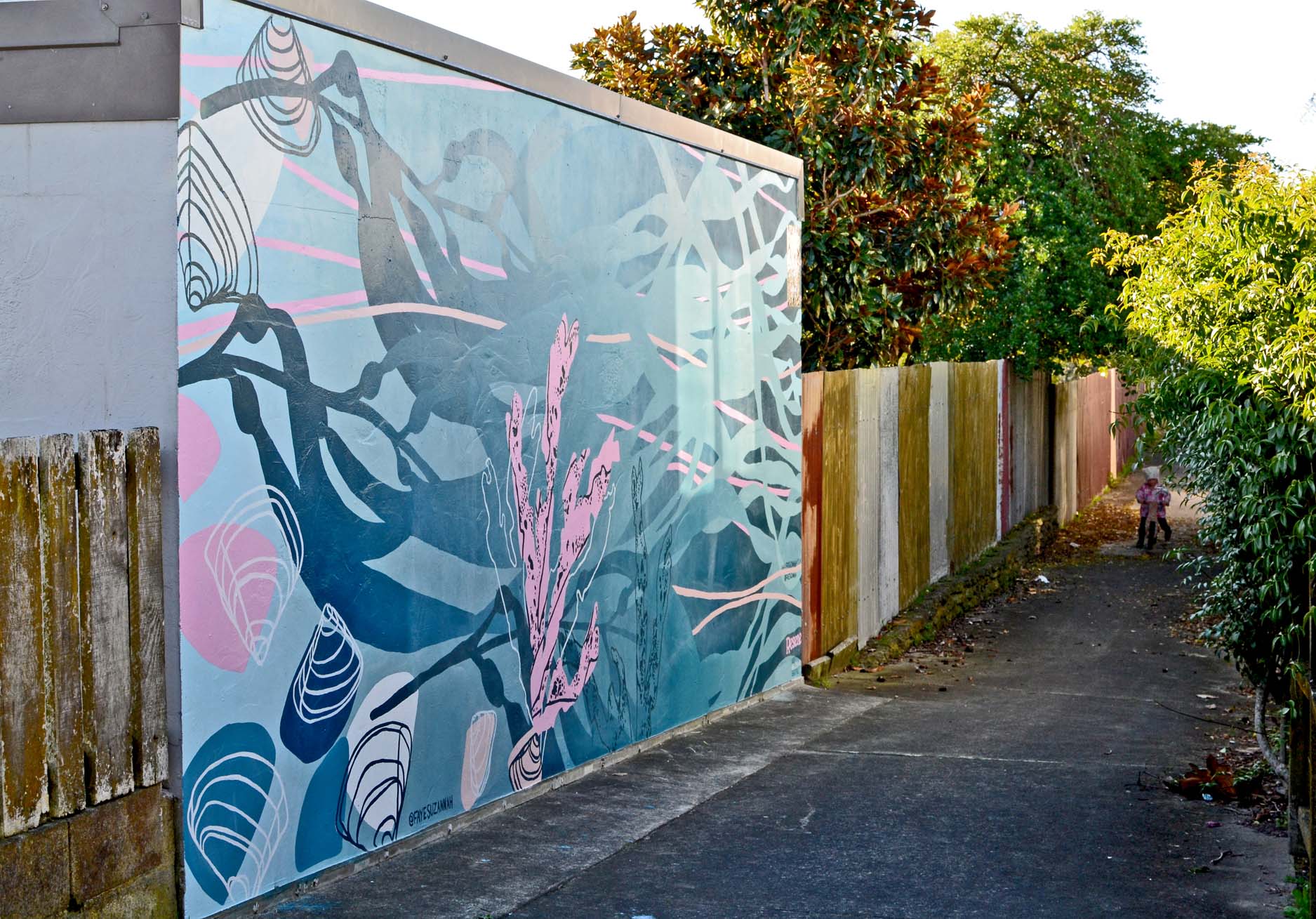 Growing with paint: First nature mural unveiled | Habitat by Resene