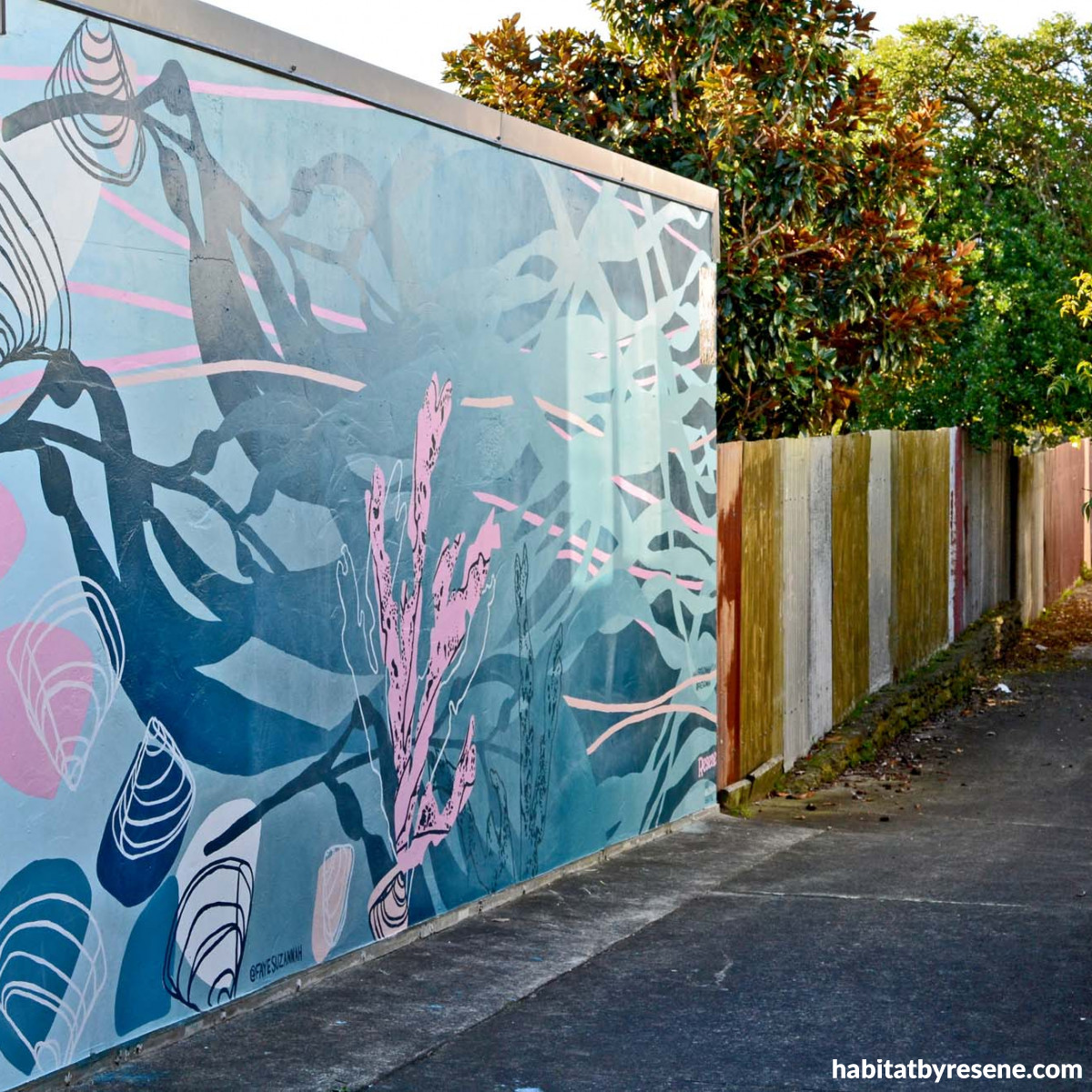 Growing with paint: First nature mural unveiled | Habitat by Resene