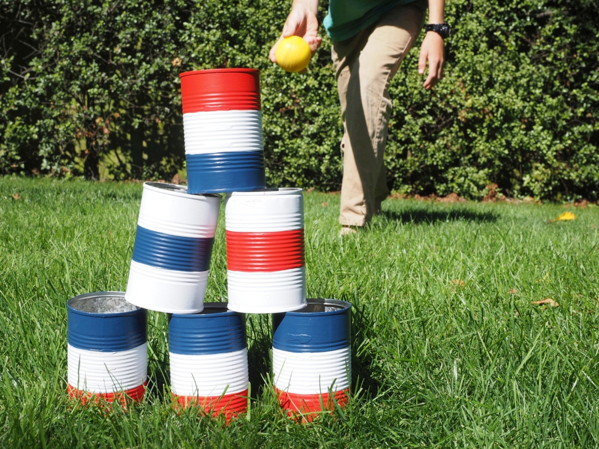 ‘Can-quer' this challenge: DIY tin can bowling | Habitat by Resene
