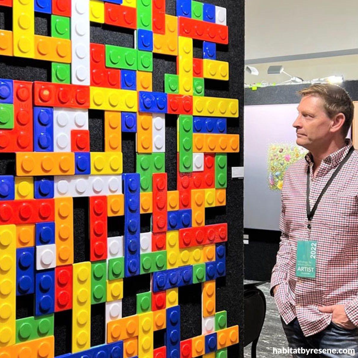 Game on: Artist Clint Christian's playful designs are block-busters ...