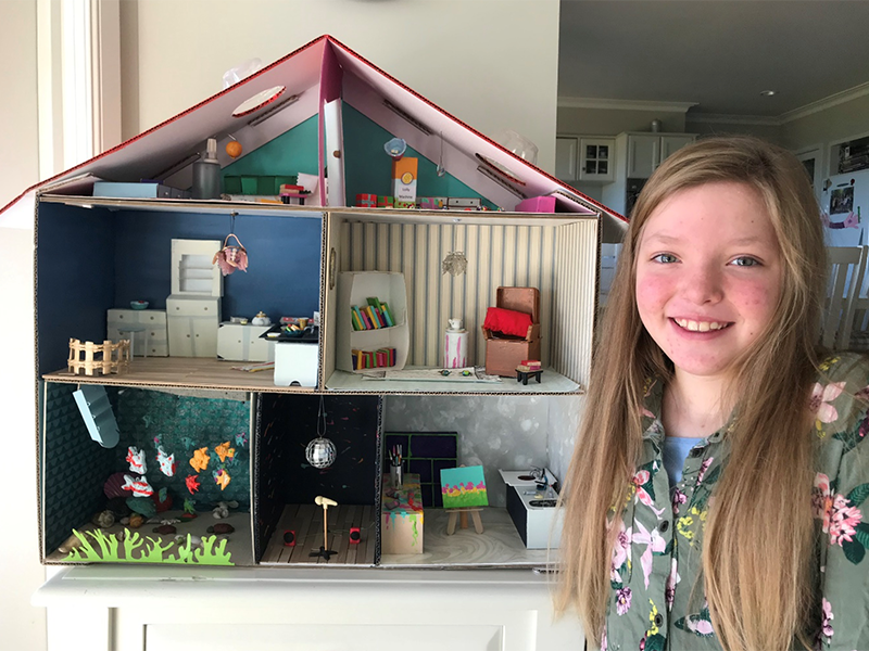 Zoe McBride's winning teeny house has a lolly machine and an underwater ...