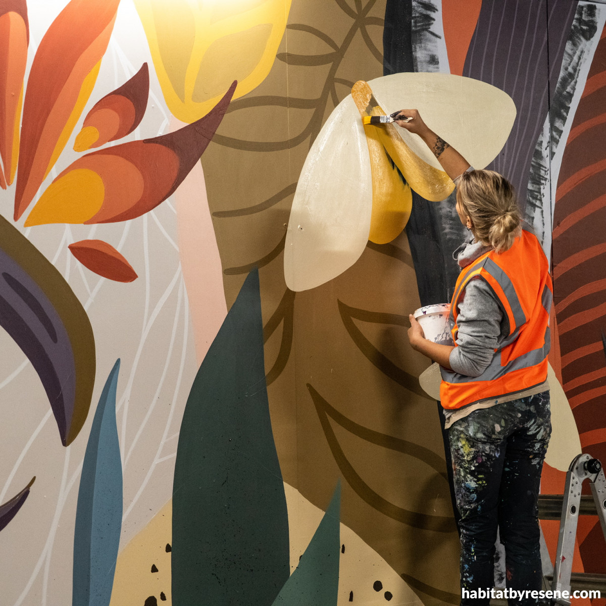 Oversized art – Xana Denruyter's paint by a thousand litres | Habitat ...