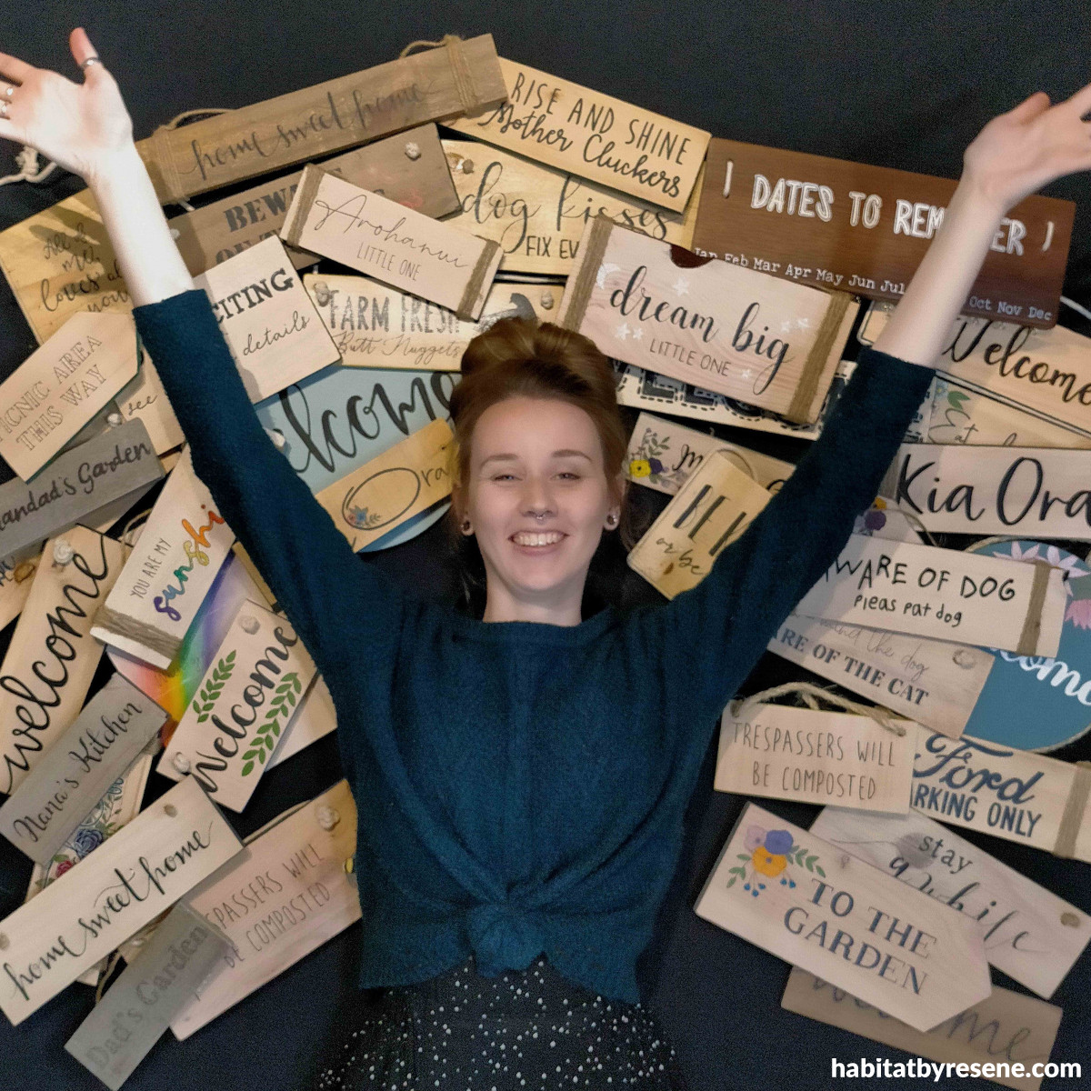 Hannah Kate saw the sign... and it opened up a colourful business idea ...