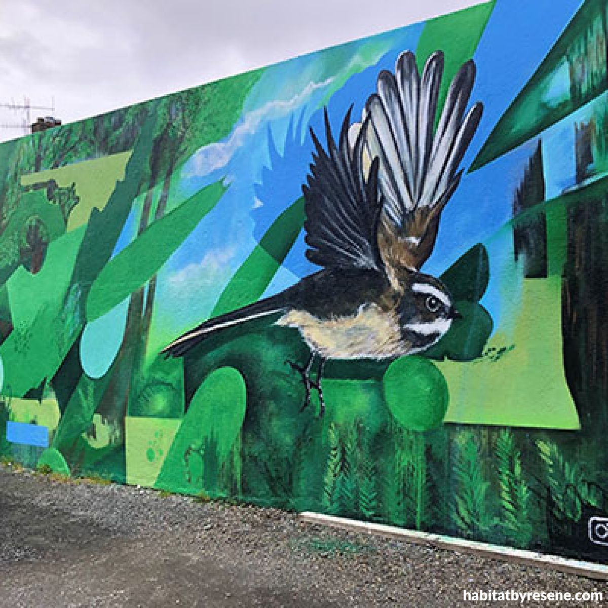 Resene nature murals now on display around New Zealand | Habitat by Resene