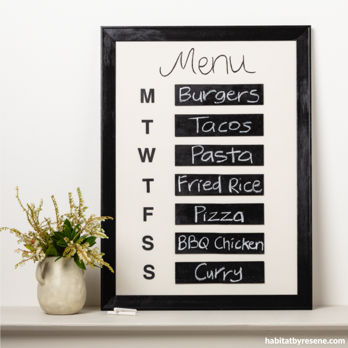 What’s for dinner? Plan out your week with this DIY menu | Habitat by ...