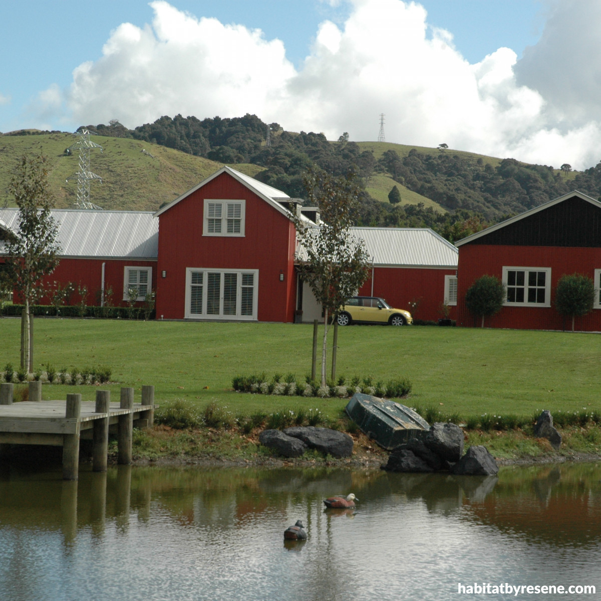 Monica's Big Red Barn | Habitat by Resene