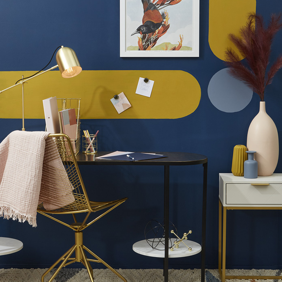 5 ways to use colour to define your desk space | Habitat by Resene