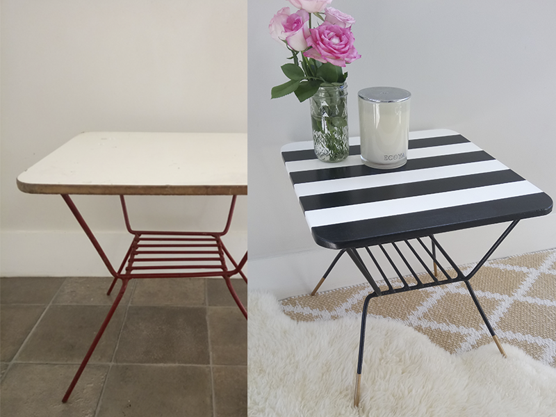 Easy upcycle: 1920s glam side table | Habitat by Resene