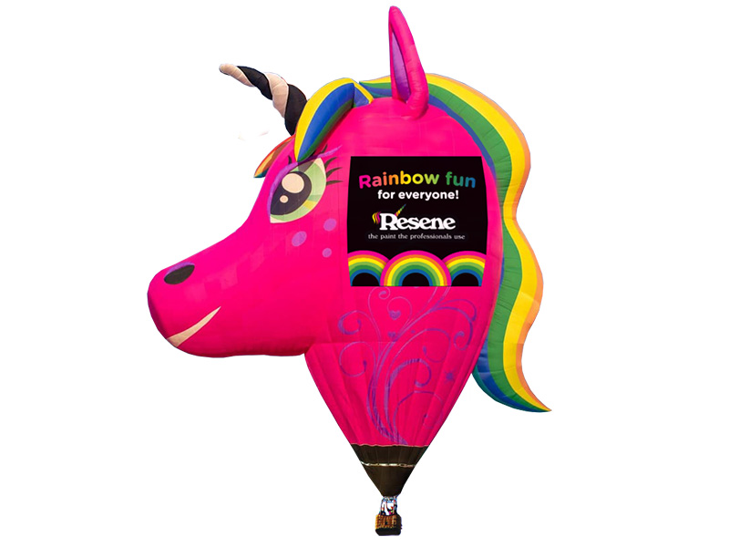 Resene Rainbow Unicorn hot air balloon set to fly over Waikato ...