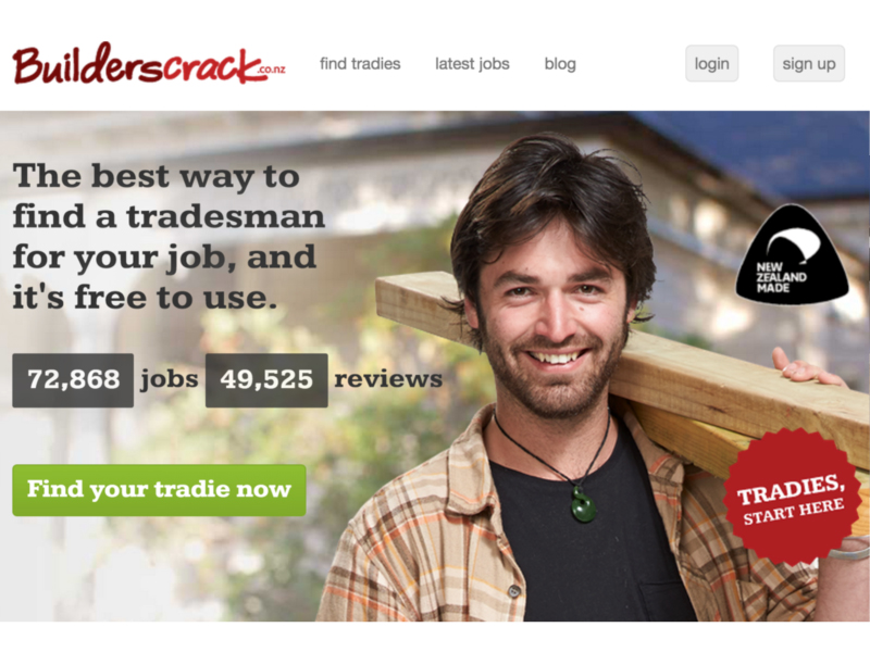 New site for Builderscrack | Habitat by Resene