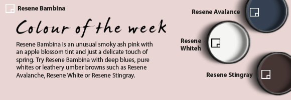 Colour of the week: Resene Bambina | Habitat by Resene