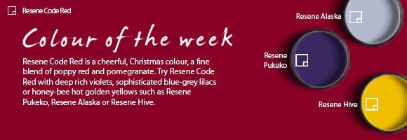 Colour of the week: Resene Code Red | Habitat by Resene