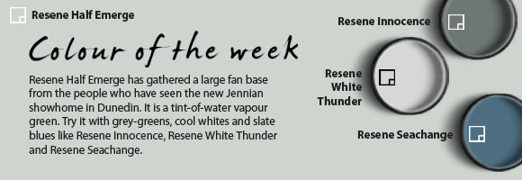 Colour of the week: Resene Half Emerge | Habitat by Resene