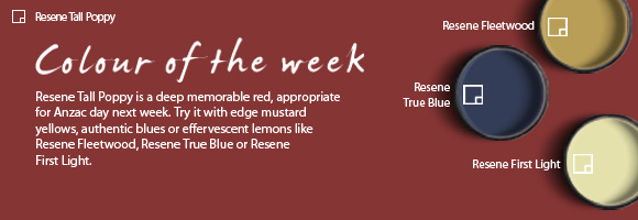 Colour of the week: Tall Poppy | Habitat by Resene