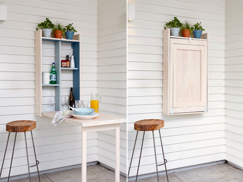 Easy DIY: Fold out bar | Habitat by Resene