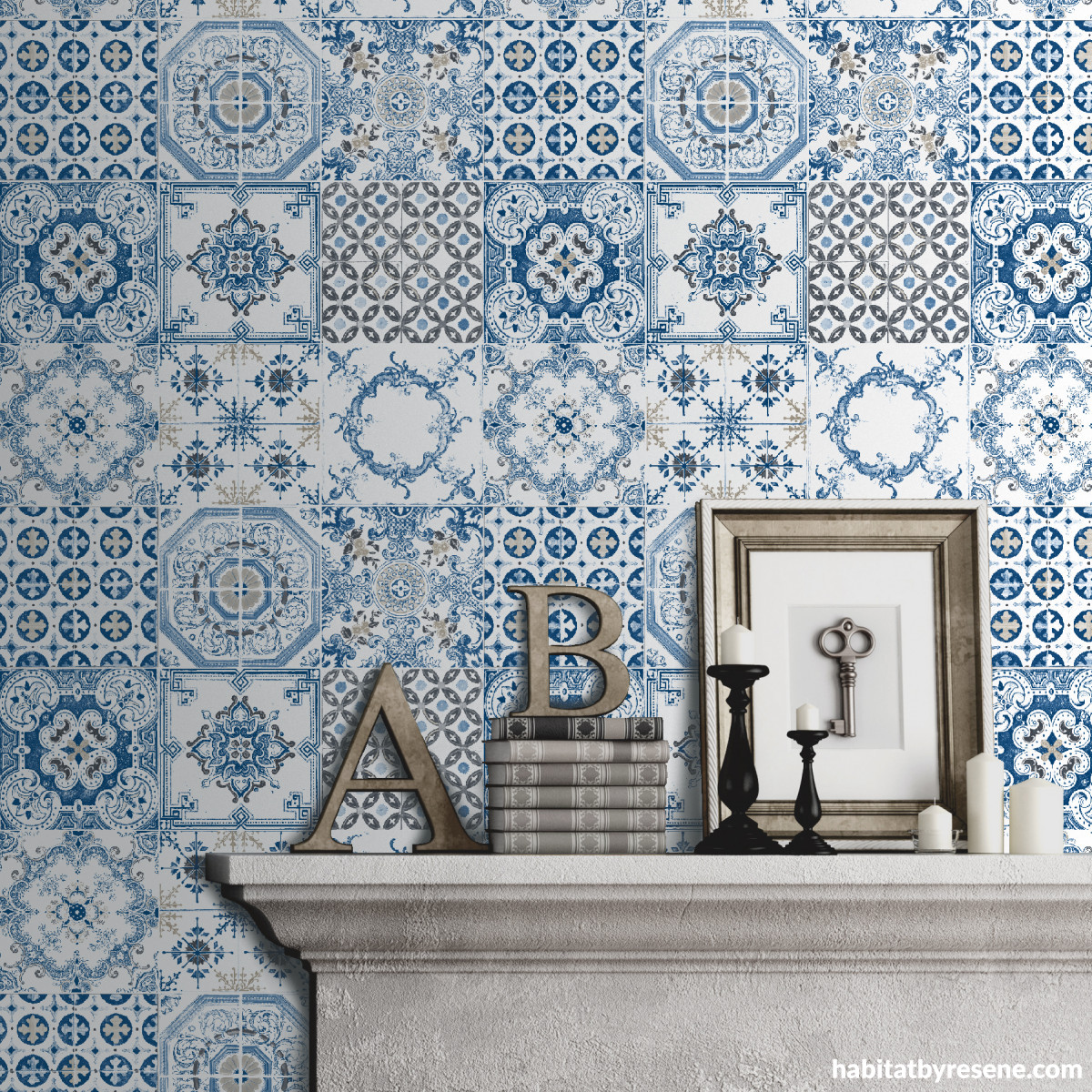 Tile the wall with paper | Habitat by Resene
