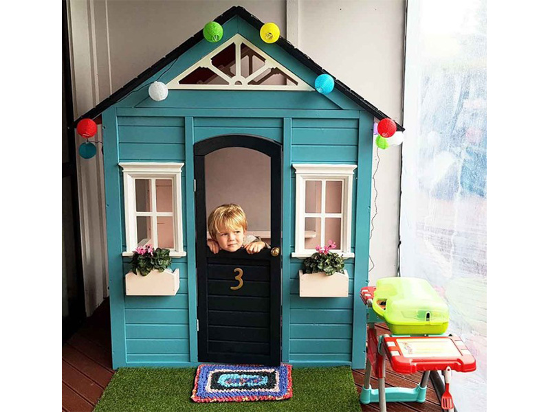 A Kmart cubby house gets a creative Kiwi update | Habitat by Resene