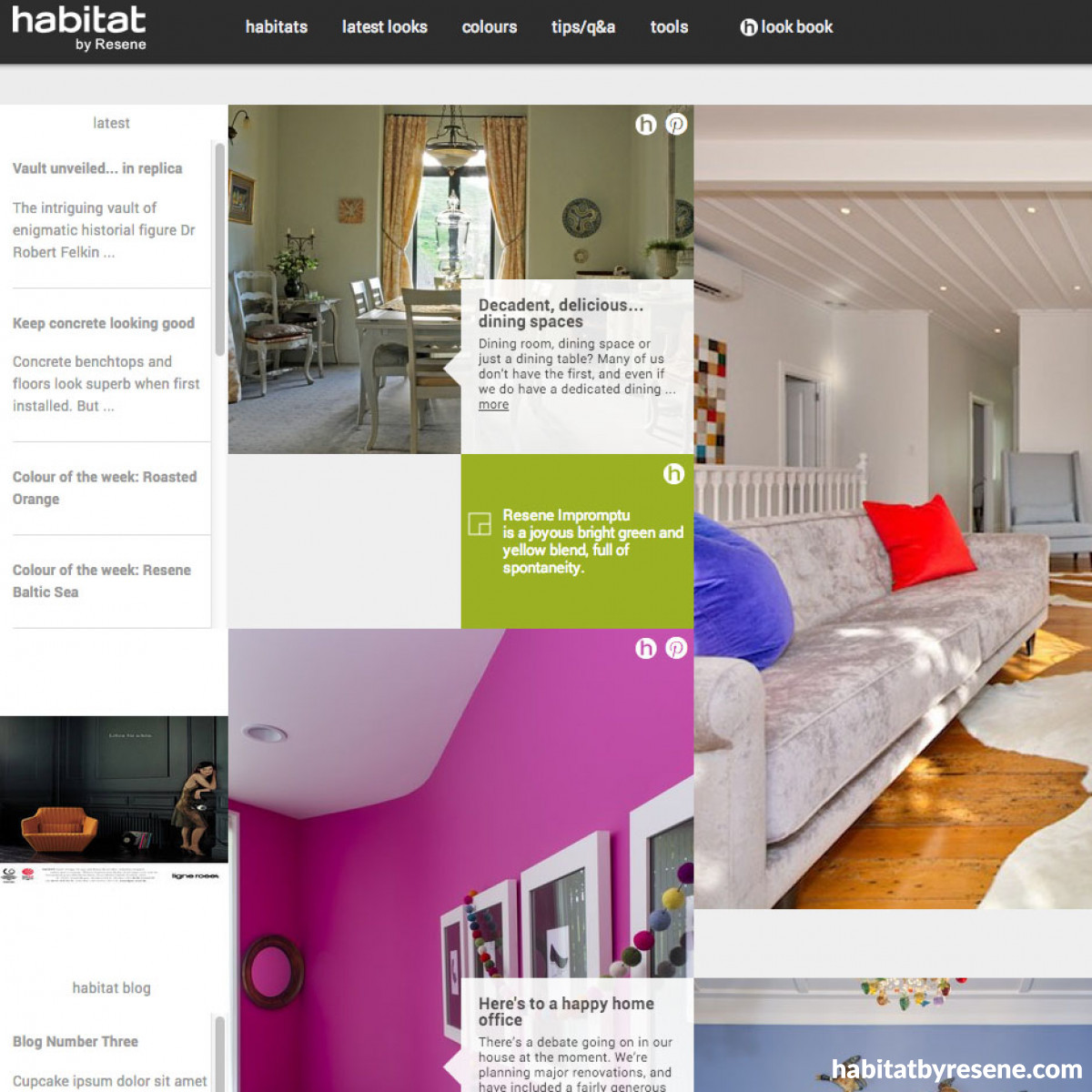Our new-look website | Habitat by Resene