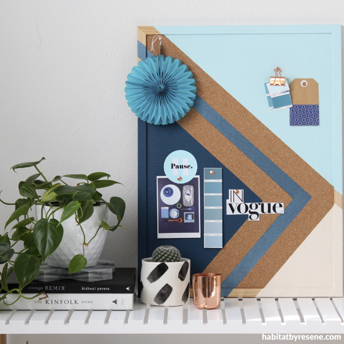 Easy DIY: Pinnable mood board | Habitat by Resene