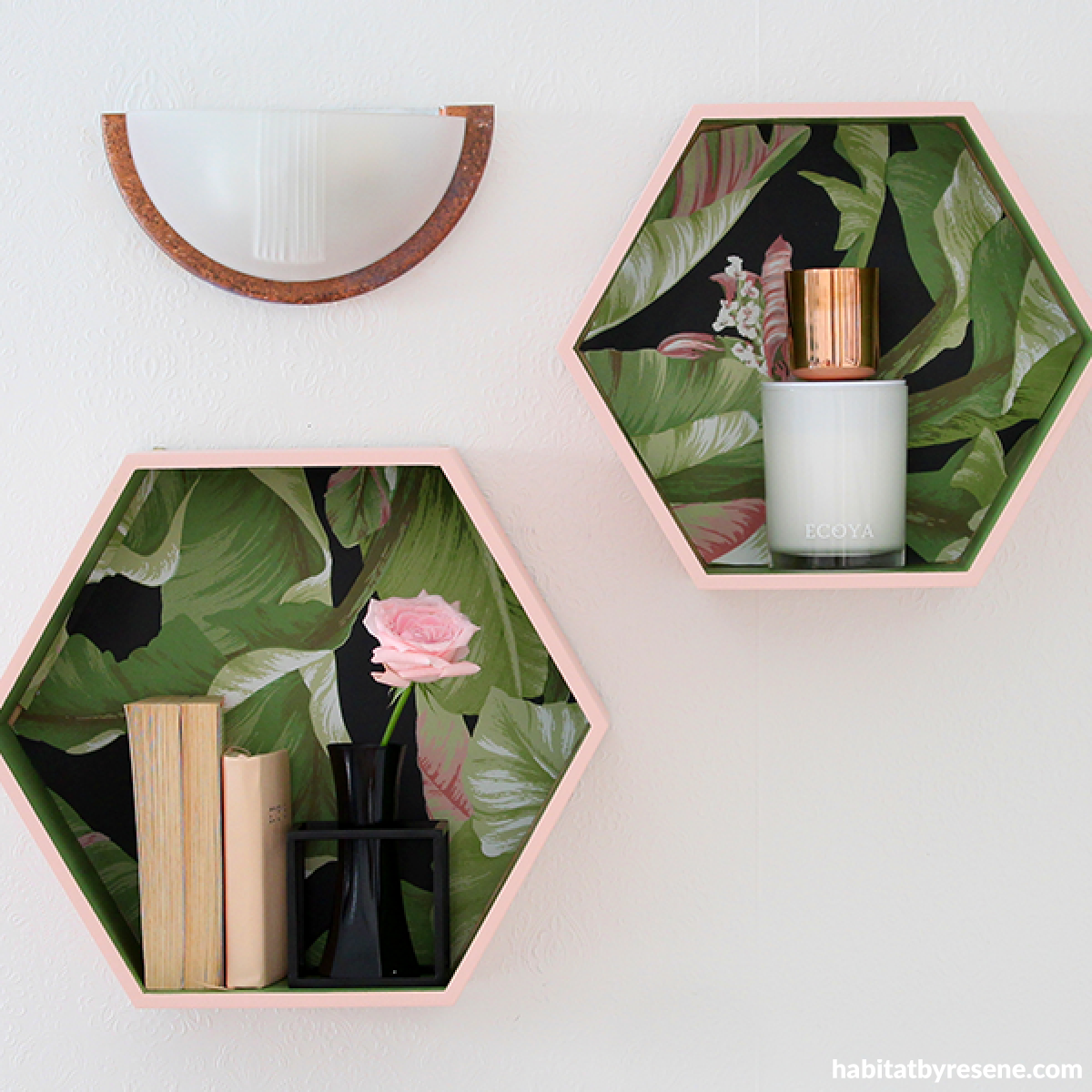 Easy DIY: octagonal shelves | Habitat by Resene