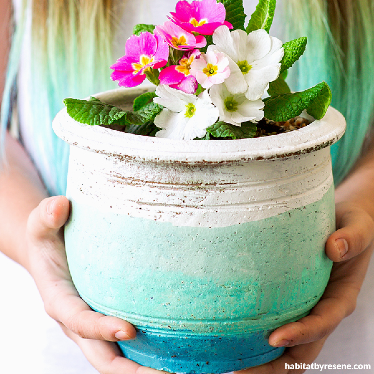 Create these dip-dye pots | Habitat by Resene