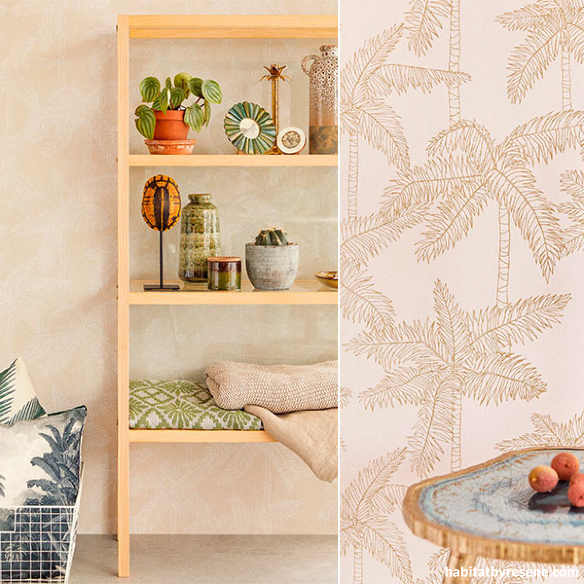Palms go nice and neutral | Habitat by Resene
