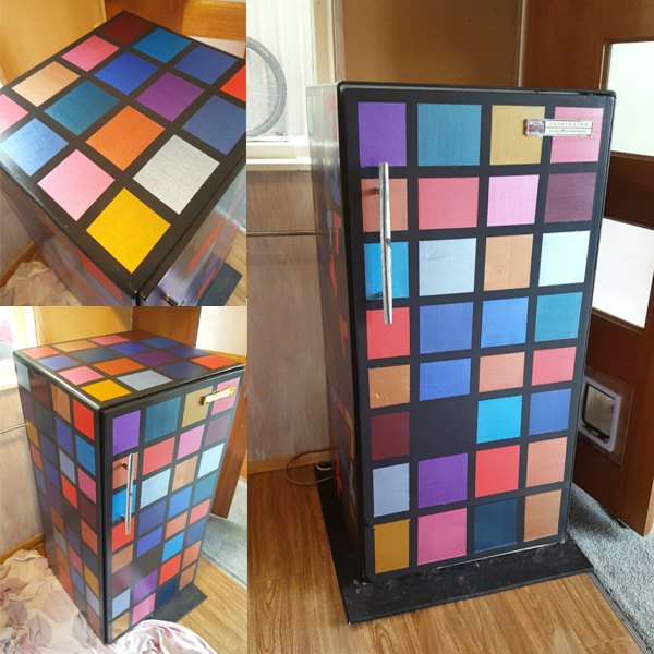 Reader project: a sparkly Rubik fridge | Habitat by Resene