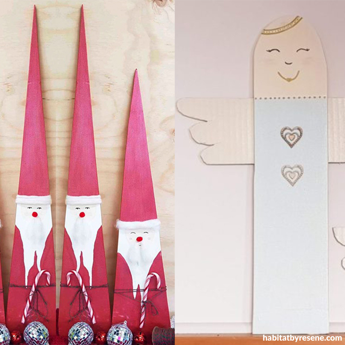 Two simple Christmas crafts to make with your family | Habitat by Resene