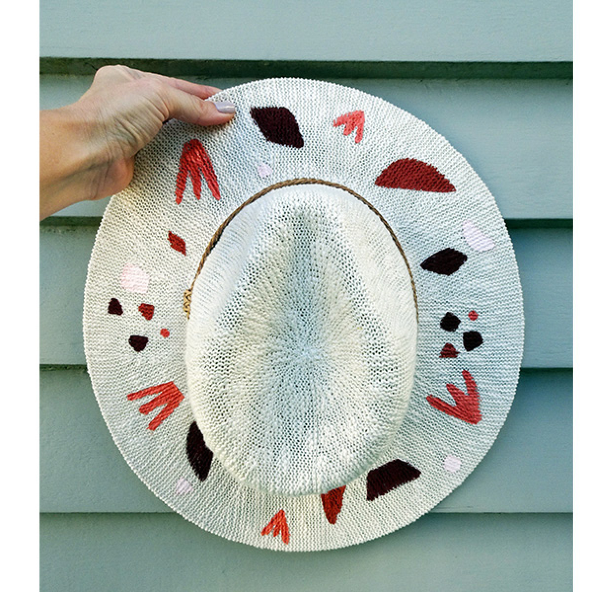 DIY customised summer hats | Habitat by Resene