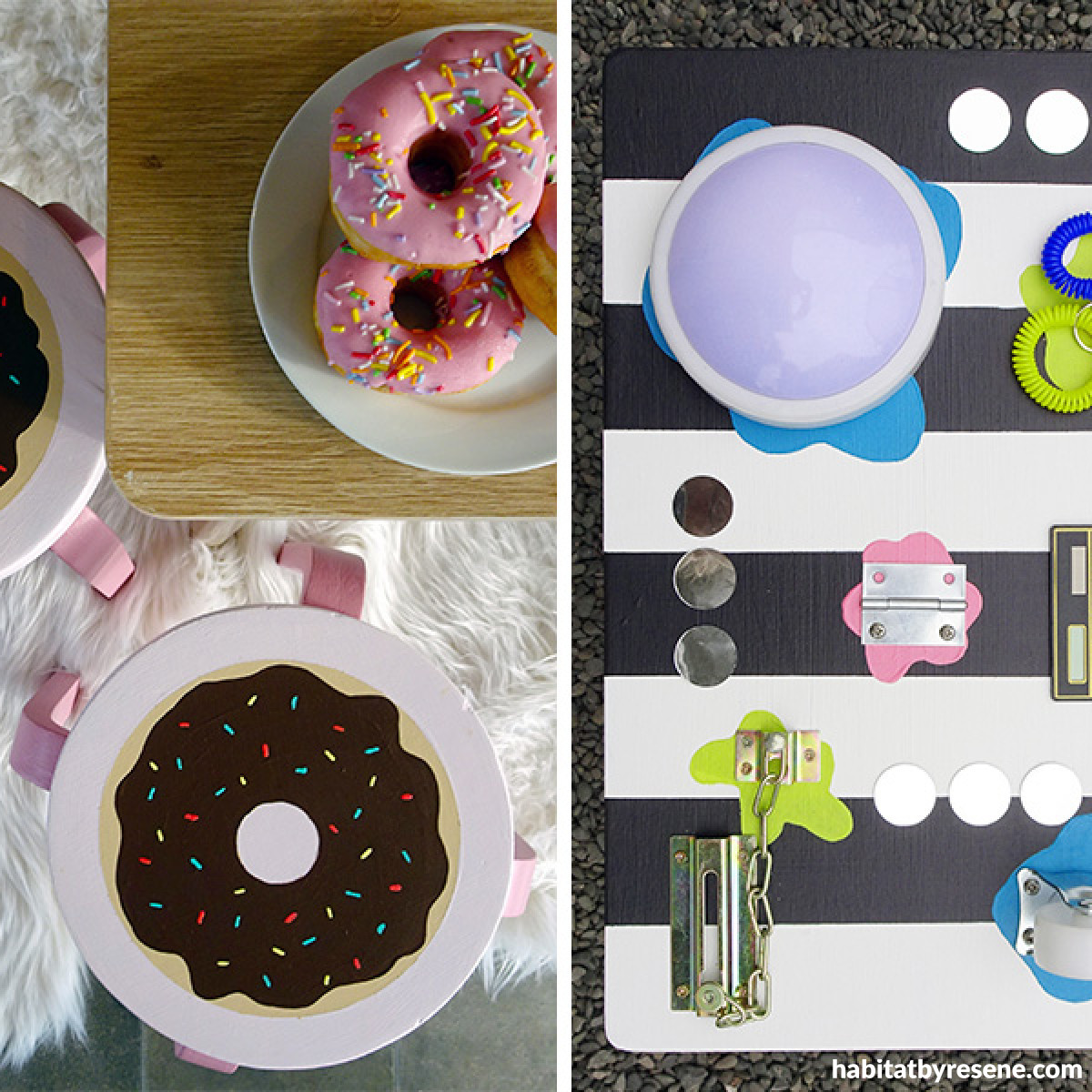 Upcycle DIY: sweet stools and a touchy table | Habitat by Resene