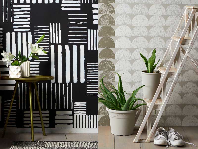 2 ways with wallpaper patterns | Habitat by Resene