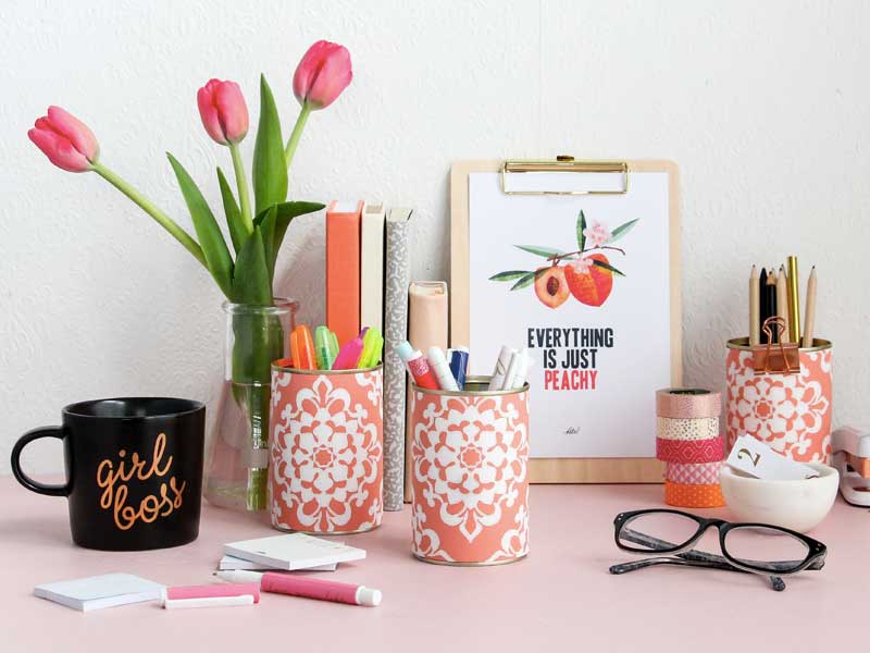 Create pretty pen pots | Habitat by Resene