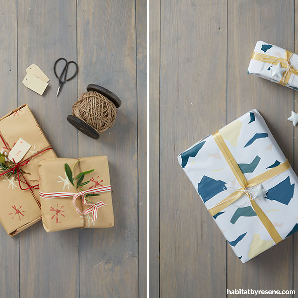 DIY Christmas wrapping paper | Habitat by Resene