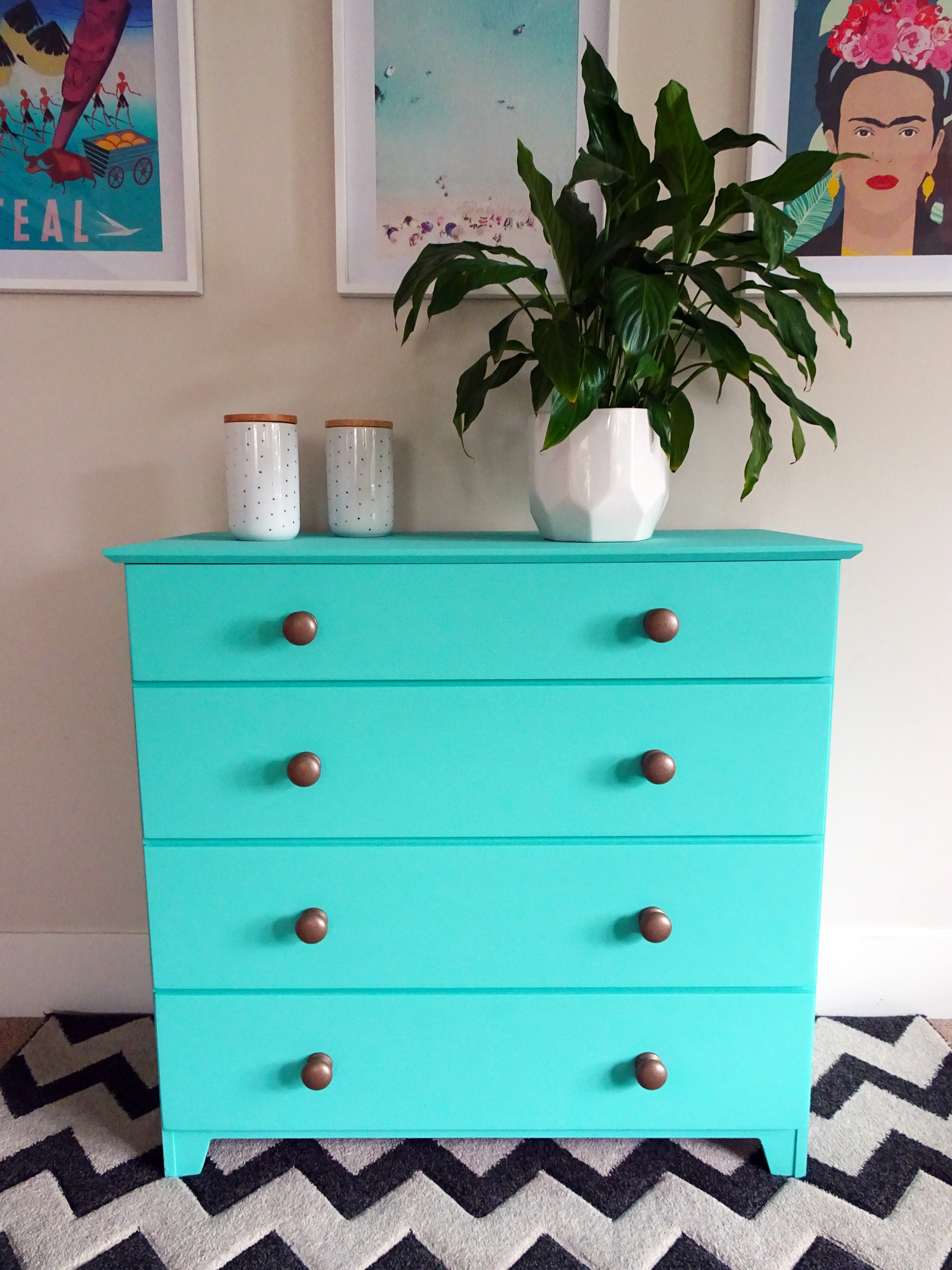 DIY colour pop tallboy | Habitat by Resene