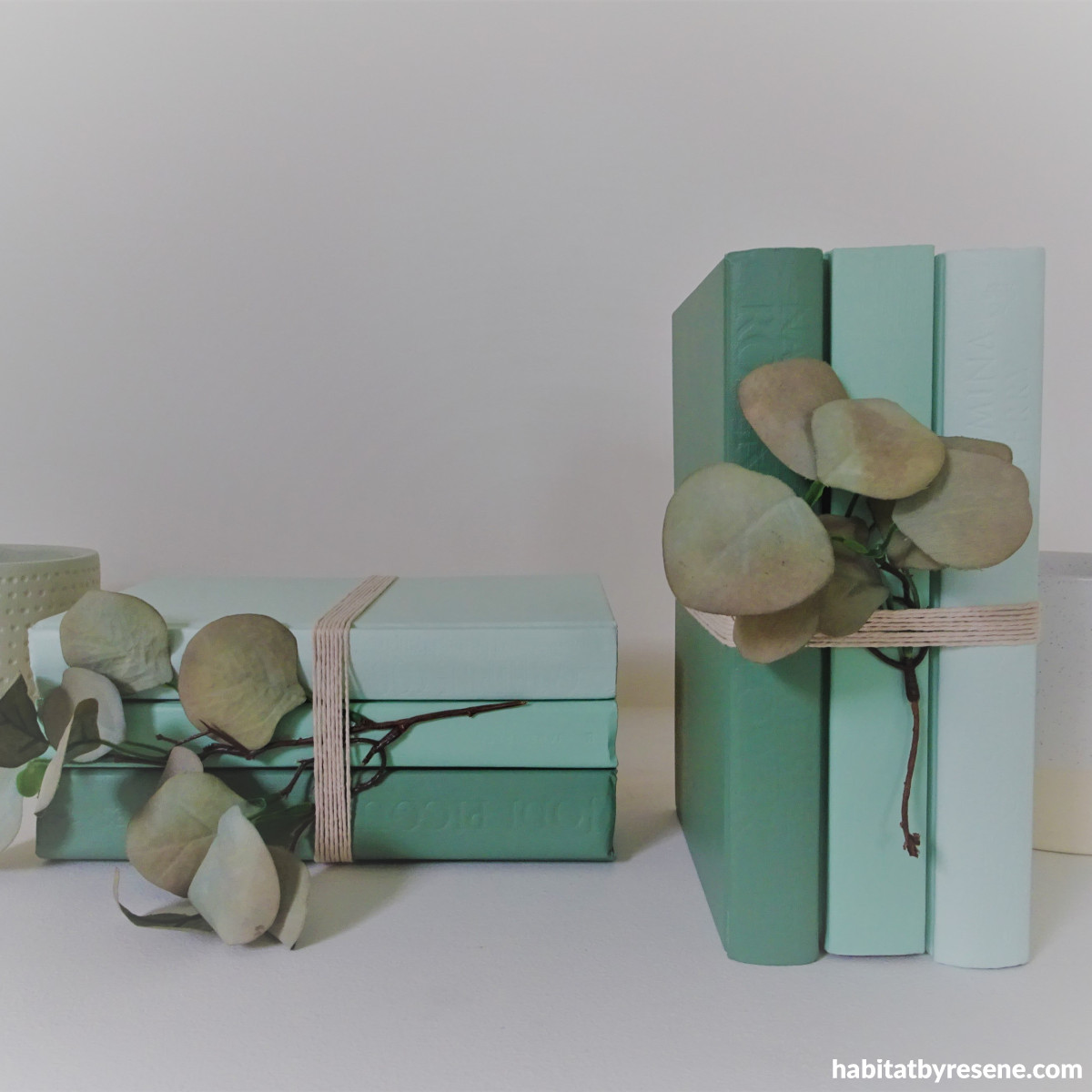 Decorate your shelves with these pretty DIY painted books | Habitat by ...