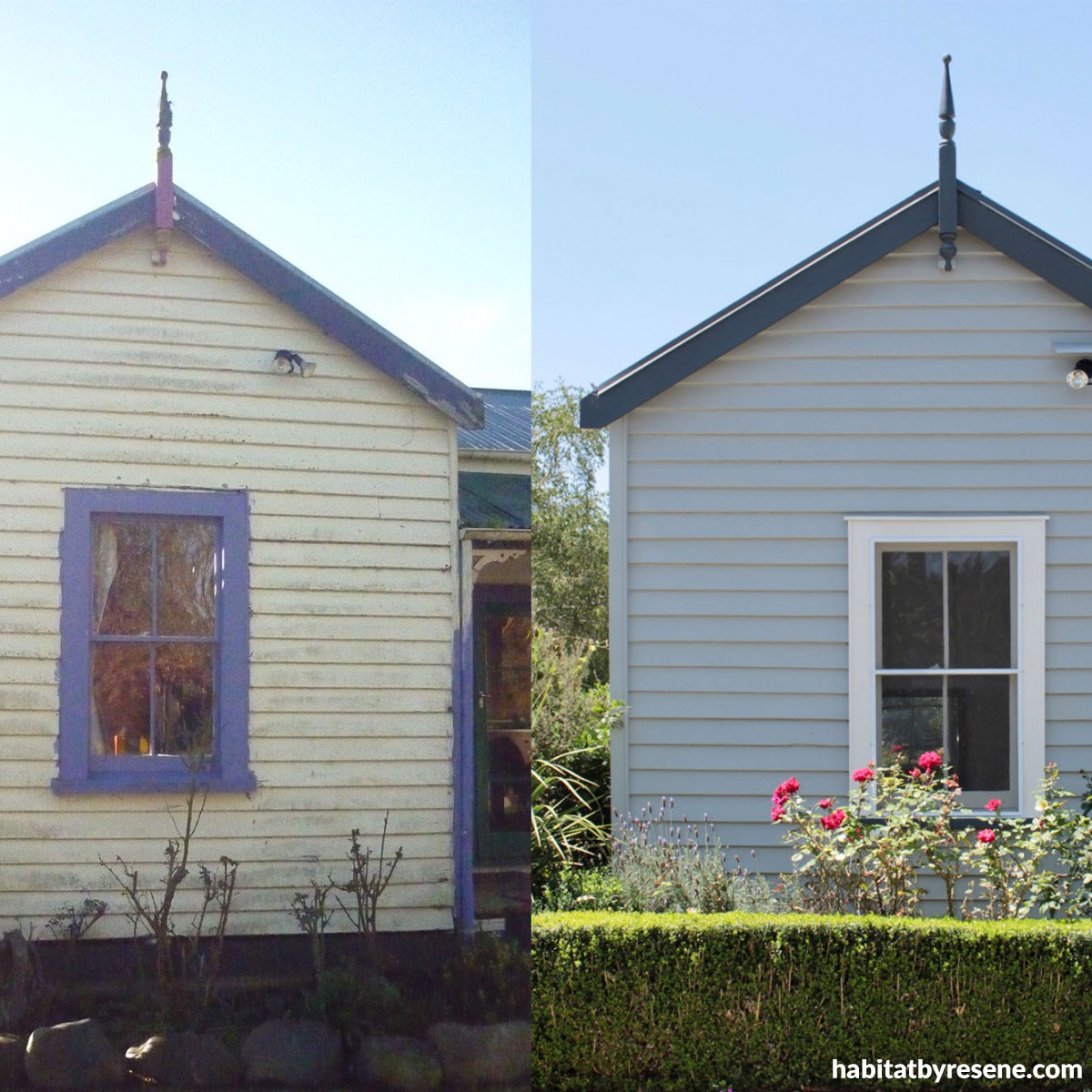 A neglected cottage is given a handsome facelift | Habitat by Resene